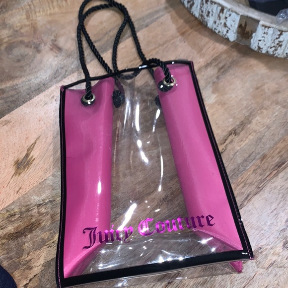 Juicy Couture | Bags | Juicy Couture Clear Tote Bag | Poshmark